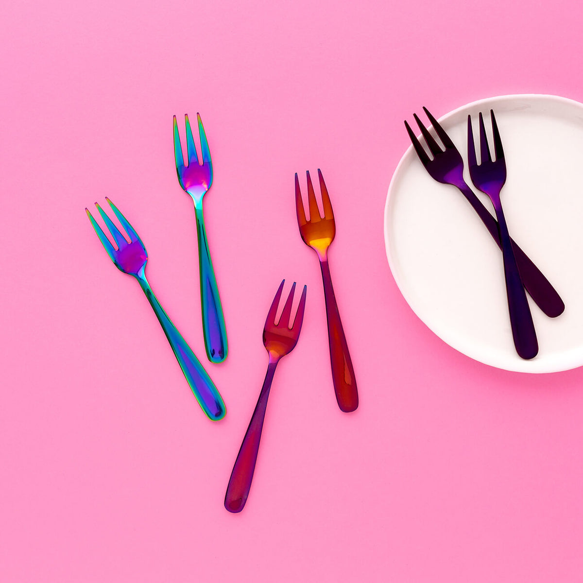 Unicorn Cake Forks (Set of 8) – Side Serve Shop